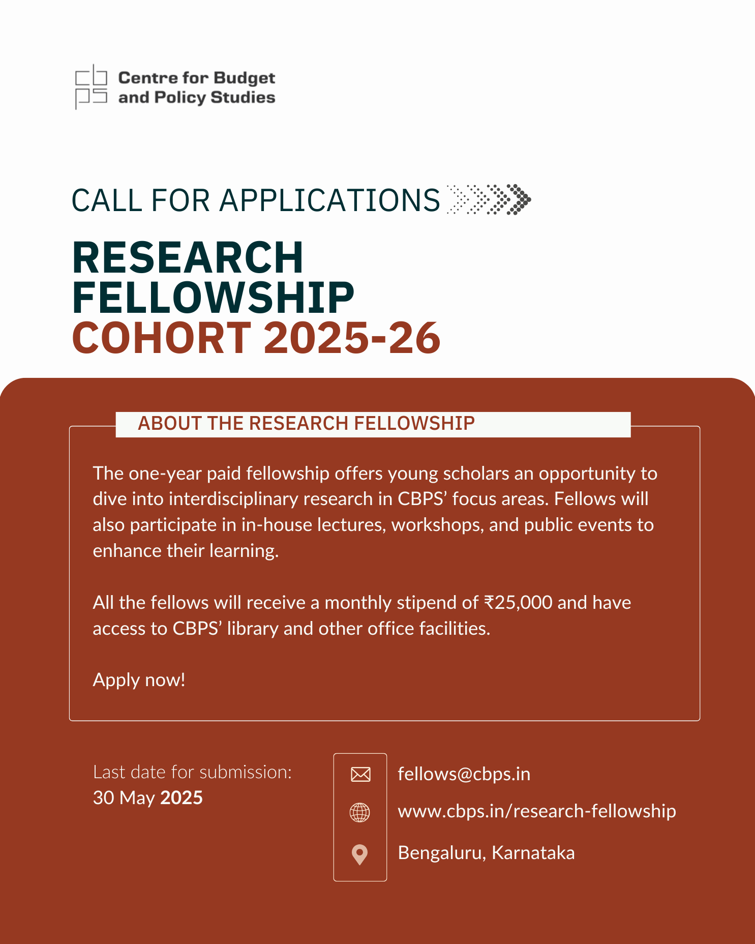 CBPS Research Fellowship - CBPS